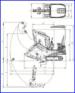 Excavators » Blog Archive » Mini Excavator 1.4 Ton Digger 13.5HP Engine ...
